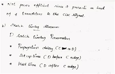 Solved Problem 3 Mux Based Latch Figure 1 Shows A Mux Based Latch