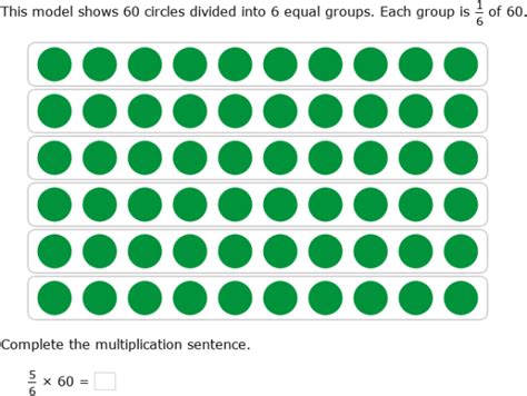 IXL Multiply Fractions By Whole Numbers Using Arrays Grade Math