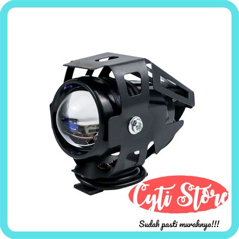 Jual Lampu Tembak Motor Transformer Led Cree U5 1098 Lumens Shopee Indonesia