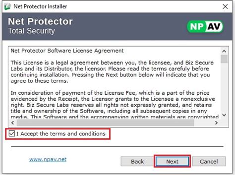 how to install npav setup npav net protector knowledge base