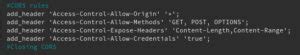 Cross Origin Resource Sharing CORS Configuration Guide