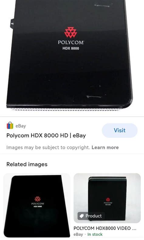Polycom Hdx 8000 Hd Series Computers And Tech Parts And Accessories