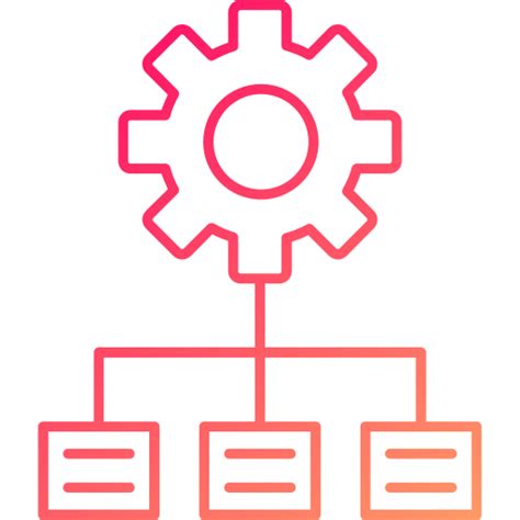 Hierarchy Generic Gradient Outline Icon