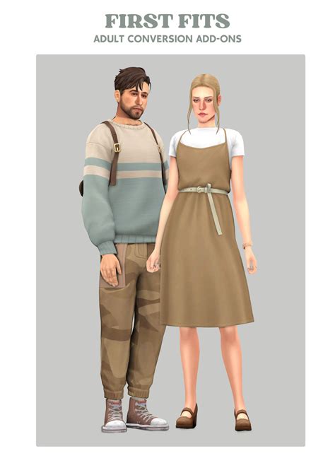 First Fits Set Part 2 The Sims 4 Create A Sim Curseforge