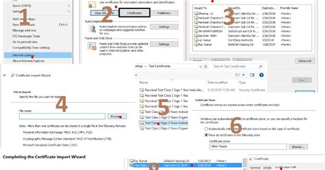 Solved How To Import Cer Certificate In Ie Browser