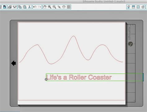 How To Easily Make Wavy Text In Silhouette Studio Silhouette Babe