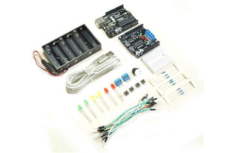 Dfrduino Start Kit Arduino Compatible Kd Robot Kit