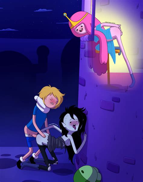 Rule 34 Adventure Time Backpack Bag Blonde Hair Caught In The Act