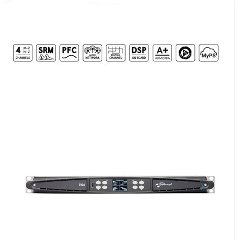 Jual Powersoft T904 Powersoft T 904 Power Amplifier With Dante And Dsp 4×2000 Watt 4 Ohm