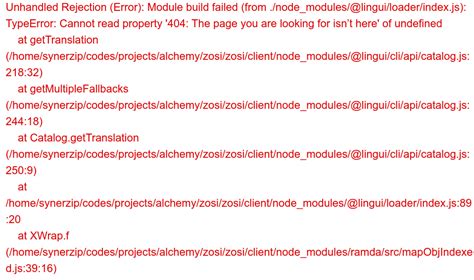 unhandled rejection for locales configuration · issue 880 · lingui js