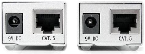 Startech Serial Db9 Rs232 Extender Over Cat 5 Silver Extenders Per 814191