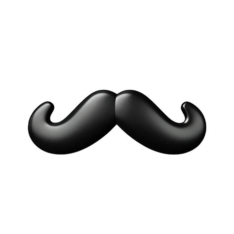 Mustache 3d Rendering Icon Illustration 28801430 Png