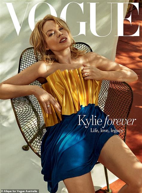 Kylie Minogue Stuns In Vogue Australia Cover Shoot And Says Shes Only