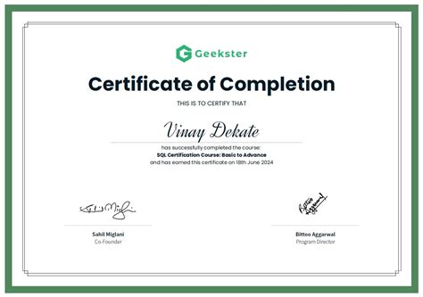 Vinay Dekate On Linkedin Sql Certification Dataanalysis