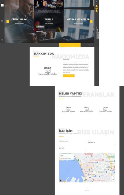 Php Şık Kurumsal Web Sitesi Scripti Tabela And Reklam Ve Baskı