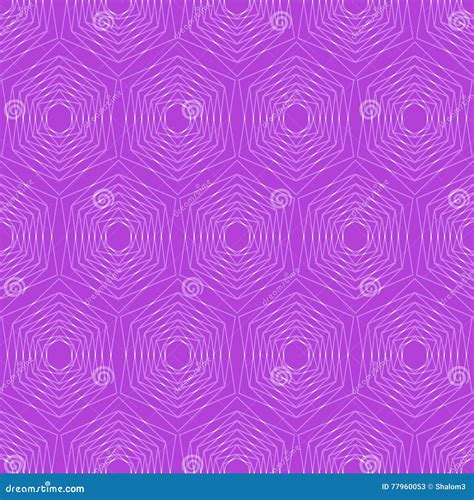 Hexagonal Patterns With Spiral Ornament Cartoon Vector 73236093