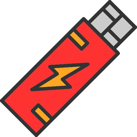 USB Generic Color Lineal Color Icon