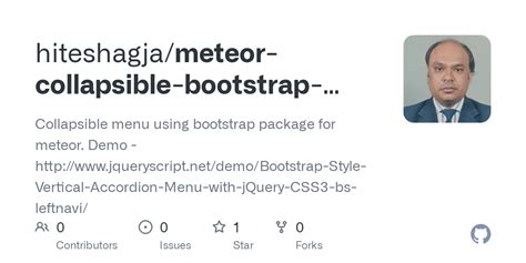 Github Hiteshagjameteor Collapsible Bootstrap Menu Collapsible Menu