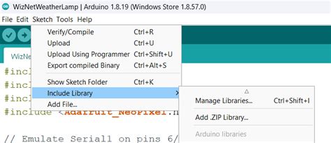 Build A Weather Lamp With Wizfi360 And Ws2812b Leds Dfrobot Maker Community
