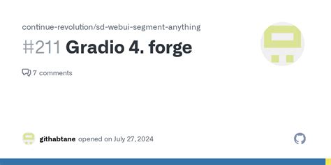 Gradio 4 Forge · Issue 211 · Continue Revolutionsd Webui Segment Anything · Github