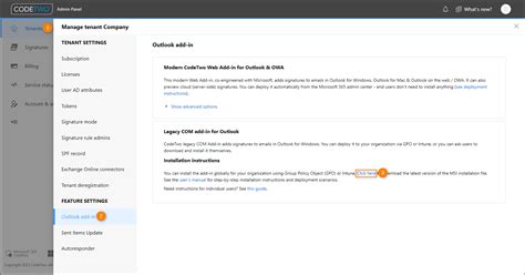how to centrally deploy codetwo signatures add in for outlook com add
