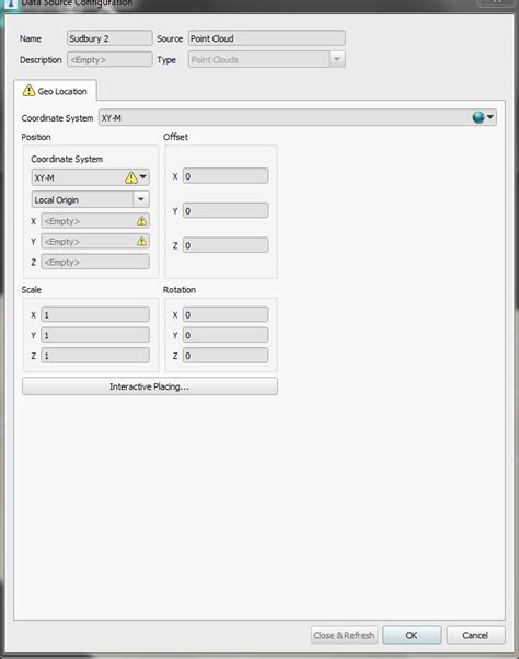 Help Importing A Point Cloud From Recap Coordinates Are Not Correct
