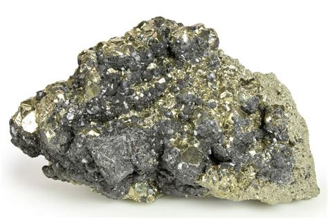 505 Massive Sphalerite And Pyrite Crystal Cluster Peru 271546
