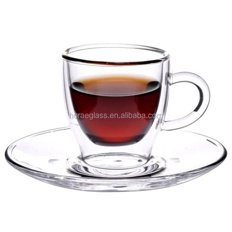 우아한 명확한 두 배 벽 유리제 커피 잔 차 우유 유리제 찻잔 컵 포도주 잔 모양 Buy 좋은 더블 벽 유리 칵테일 컵붕규산 유리 컵커피 컵borosilicate
