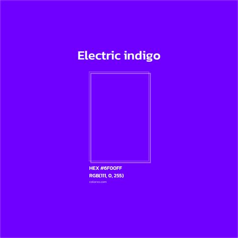 Indigo Blue Color Codes The Hex Rgb And Cmyk Values