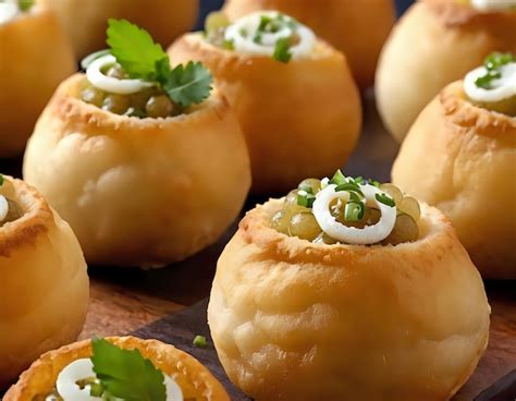 Premium Photo Pani Puri Tiny Explosions Of Flavor In A Crispy Shell