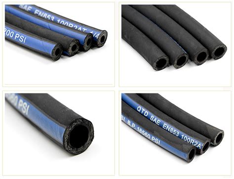 Flexible High Pressure Steel Wire Spiral Hydraulic Rubber Hose Assembly Buy Sae R1 R2 R4 En853