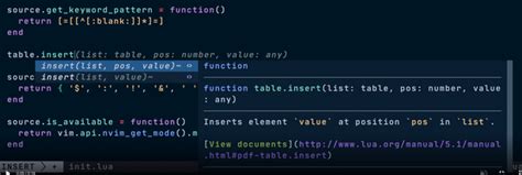 how to configure nvim lsp and cmp behave like in nvim cmp example with