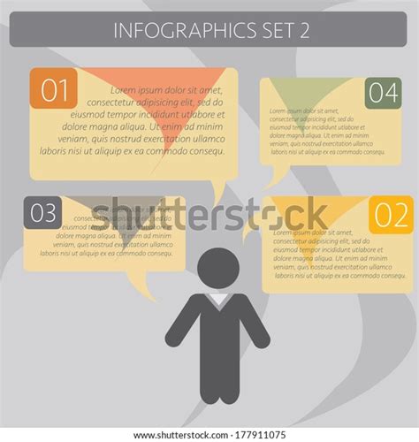 Organization Chart Set Bubble Stock Vector Royalty Free 177911075