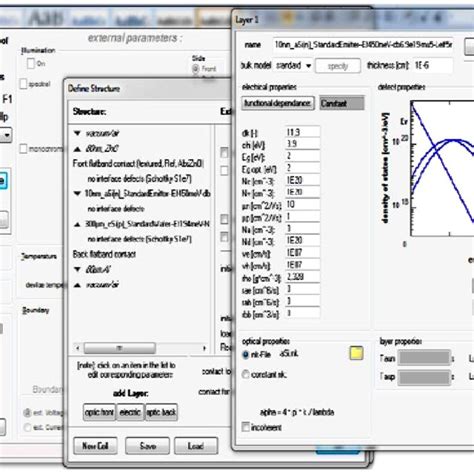 definition of the structure and the layers parameters download