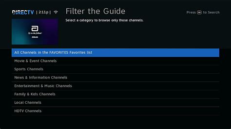 DIRECTV TIP Press GUIDE Twice To Find Programs Easily The Solid Signal Blog
