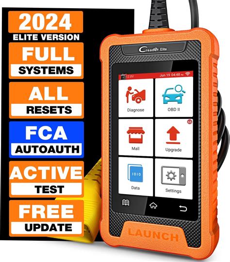 Amazon.com: LAUNCH Creader Elite OBD2 Scanner Fit for Chrysler Dodge Jeep,Full Systems Code ...