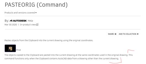 Solved Paste To Original Coordinates Is Not Working Autodesk Community