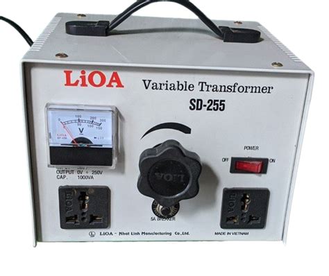 Biến Áp Vô Cấp Lioa Sd 255 1 Pha Ổn Áp Lioa Nhật Linh