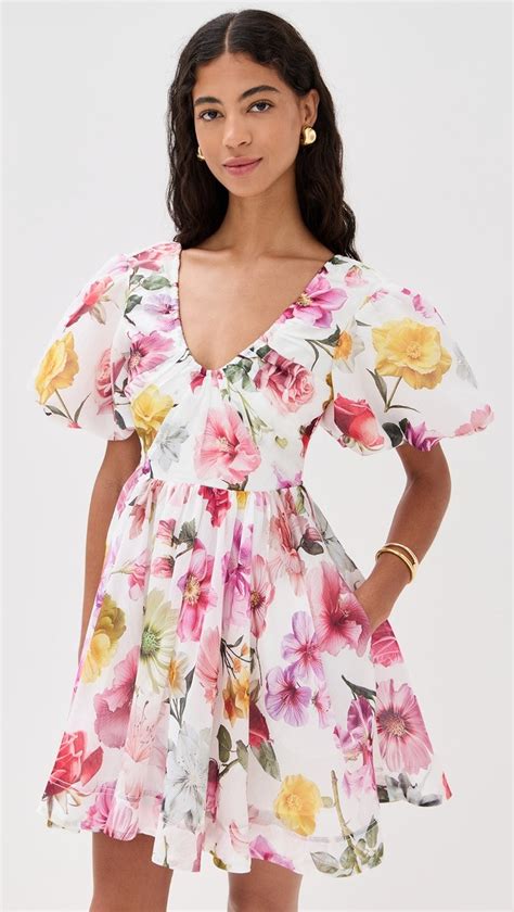 Aje Fleur Mini Dress