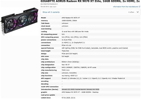 AMD Radeon RX XT RX Custom Models In Stock At European Stores TechPowerUp