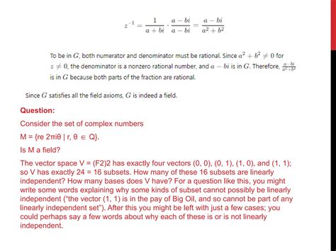linear algebra problems involving fields vector spaces and linear