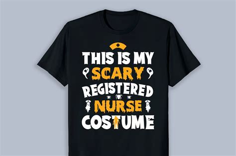 Scary Halloween Nurse T Shirt Design Graphic By Kit Craft · Creative