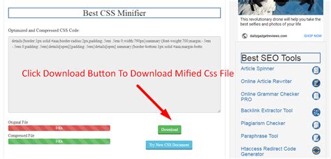 Best CSS Minifier Minify CSS Online SEO Magnifier