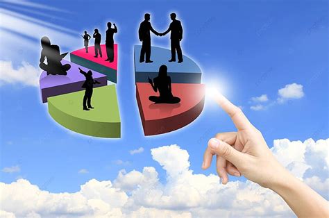 Business Pie Chart People Pie Shadow Photo Background And Picture For Free Download Pngtree