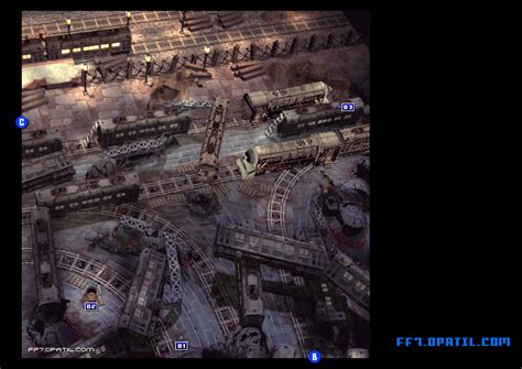 Train Graveyard Map Ff7 All Location Maps Ff7 Walkthrough And