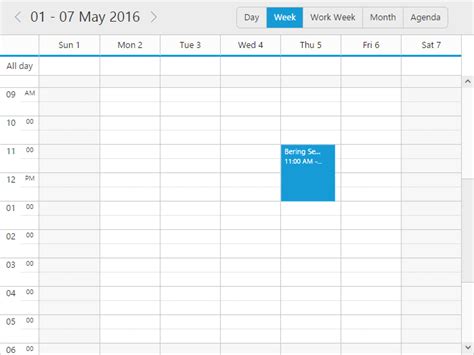 Getting Started With Schedule Component