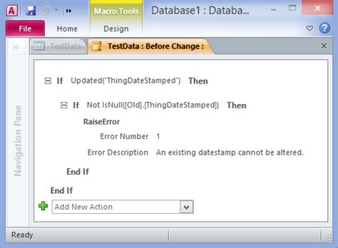 Database How Do I Make A Button In An MS Access Form Create A Date Stamp THEN Not Allow