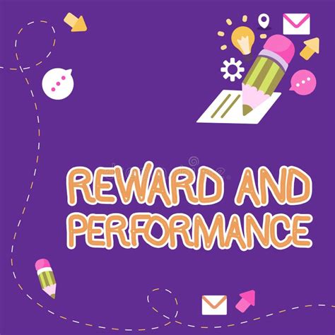 Text Sign Showing Reward And Performance Business Showcase Given In