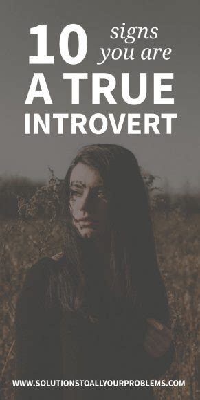 Signs You Are A True Introvert Solutions To All Your Problems