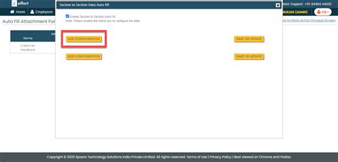 Configure Auto Fill Work Attachments Forms From Work Section Fields